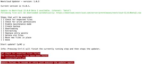 Upgrade Via Built In Updater Nextcloud Latest Administration Manual Latest Documentation