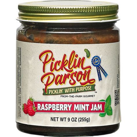 Picklin Parson Raspberry Mint Jam 9 Oz Delivery Or Pickup Near Me