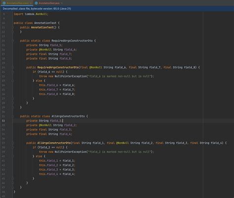 Requiredargsconstructor와 Allargsconstructor 비교하기
