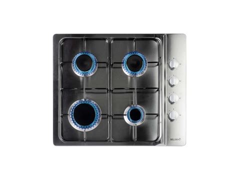 Plaque De Cuisson Gaz Feux Inox Beldeko Gaz De Ville Et Bouteille Conforama