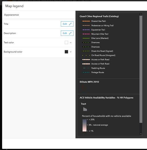 Customize Layers Shown In Legend Esri Community