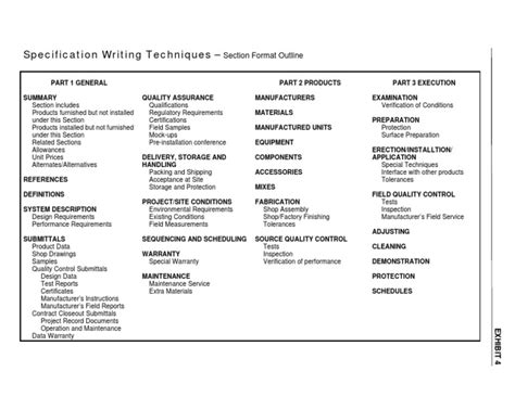 Specification Writing Techniques Pdf Pdf Engineering Business