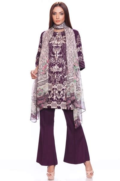 Mausummery Latest Women Winter Dresses Embroidered Classic Unstitched