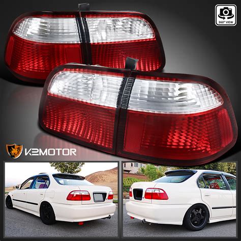 1999 Honda Civic Tail Light Rear Tail Light Assembly For 99 00 Honda