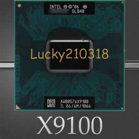 Intel Core 2 Extreme X9100 3 06 Ghz Dual Core Aw80576zh0836m