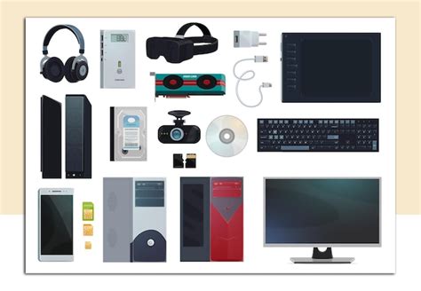 Premium Vector Computers Digital Electronics And Appliances