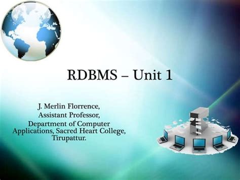 Database System Architecture Ppt