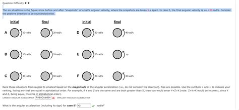 Solved The Six Situations In The Figure Show Before And Chegg Com