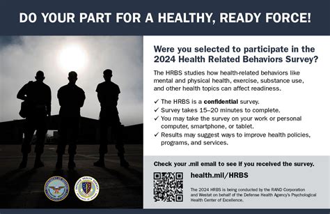 2024 Health Related Behaviors Survey Health Mil