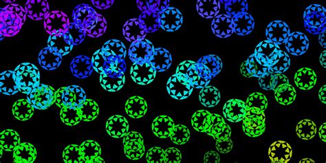 Dark Multicolor Vector Pattern With Spheres 36360989 Vector Art At Vecteezy