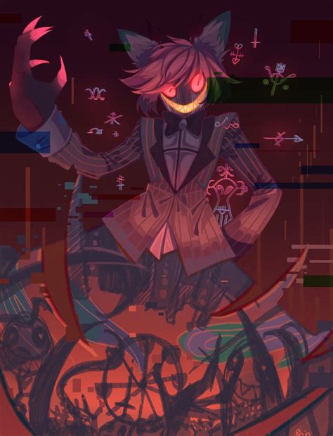 Safebooru 1boy Alastor Hazbin Hotel Black Bow Black Bowtie Black