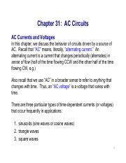 Understanding AC Circuits Behavior Of Circuits Driven By Course Hero
