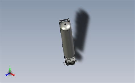 仿真合金油罐车模型摆件 Step 模型图纸下载 懒石网