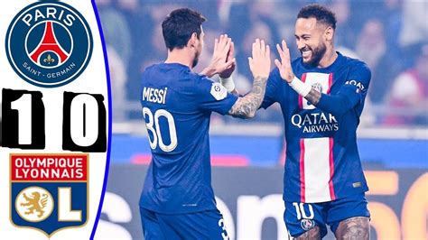 Psg Vs Lyon Highlights Extended All Goals Messi Goal Today Youtube