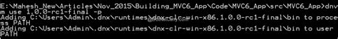 Building Aspnet Mvc 6 And Entity Framework 7 Application Using Aspnet 5