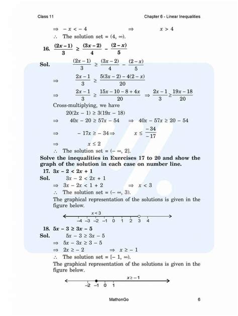 Ncert Solutions For Class 11 Maths Chapter 6 Exercise 61 Mathongo