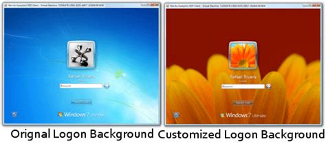 How To Customize Change Windows 7 Logon Background Wallpaper Screen
