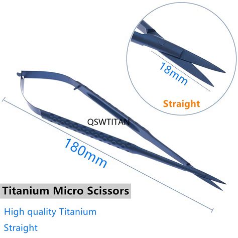 Micro Scissors Titanium Micro Neurosurgery Scissors Microsurgical