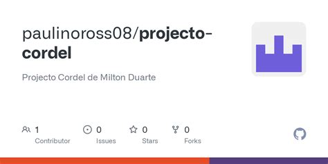 Github Paulinoross08projecto Cordel Projecto Cordel De Milton Duarte
