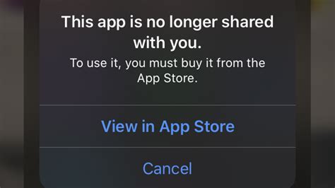 Iphone This App Is No Longer Shared With You Error Fix Gamerevolution