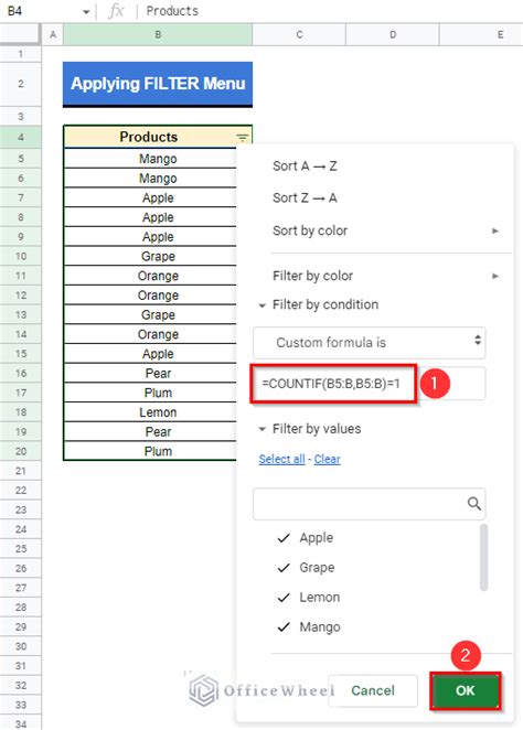How To Filter Unique Rows In Google Sheets 4 Easy Ways