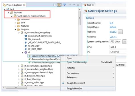 interface error with xfopencv example on zybo