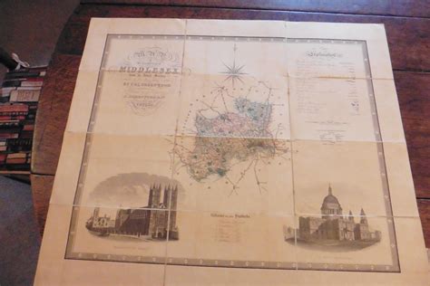 Map Of The County Of Middlesex From An Actual Survey Made In The Years