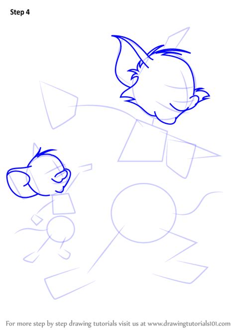 Learn How To Draw Tom And Jerry Tom And Jerry Step By Step Drawing