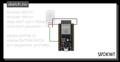 DHT22 THINKSPEAK Wokwi ESP32 STM32 Arduino Simulator