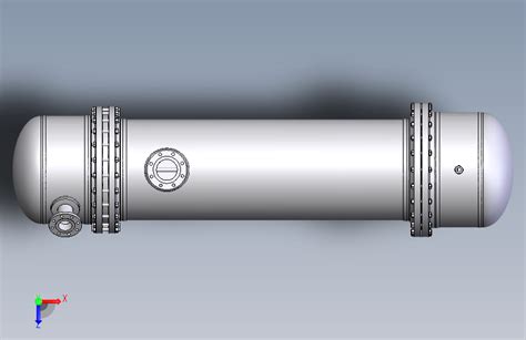 浮头式换热器模型solidworks 2014模型图纸下载 懒石网