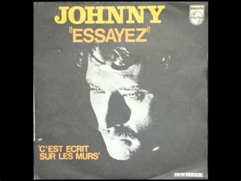Johnny Hallyday Essayez Youtube