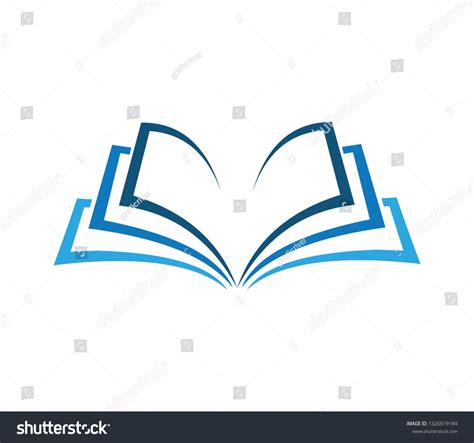 Open Book Logo Vector