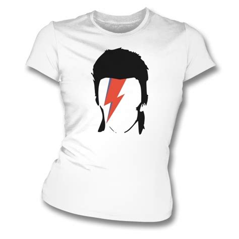 David Bowie Ziggy Stardust Womens Slim Fit T Shirt Womens From