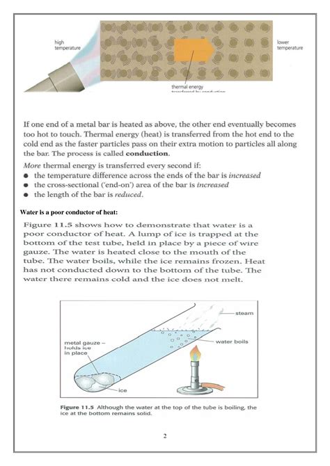 Solution Igcse And O Level Physics Topic Conduction Convection And