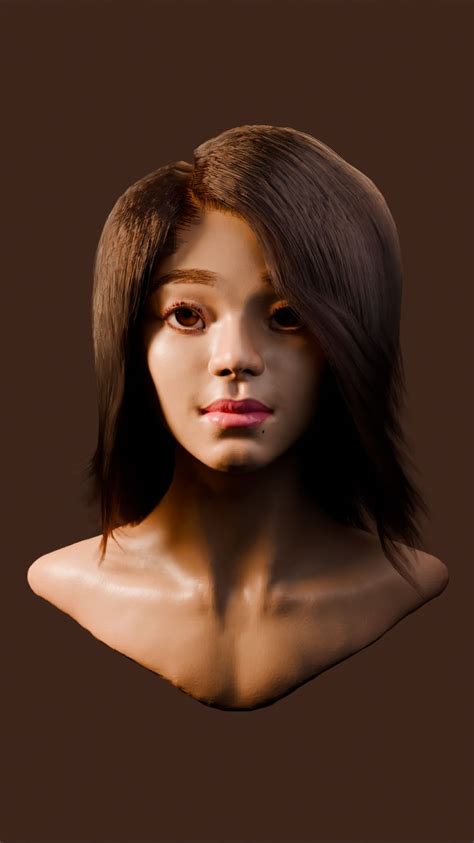 Manish Shakya On Linkedin First Try At Creating Realistic Hair Made
