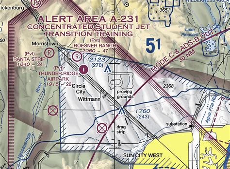 Restricted Airspace Map