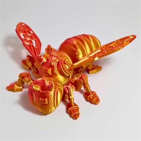 Mechanical Bee 3D Printed Articulated Office And Home Decor Custom Car