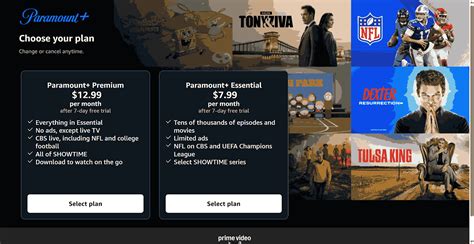 Is Paramount Plus Free With Amazon Prime