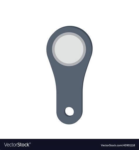 Magnetic Key Electronic Intercom Contact Vector Image
