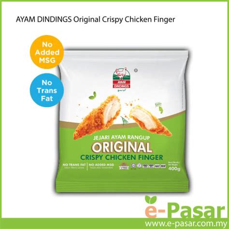 Ayam Dindings Original Crispy Chicken Finger E Pasar