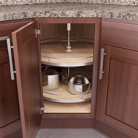 Lazy Susans Lazy Susan Corner Base And Wall Cabinet Set W Baskets By Vauth Sagel
