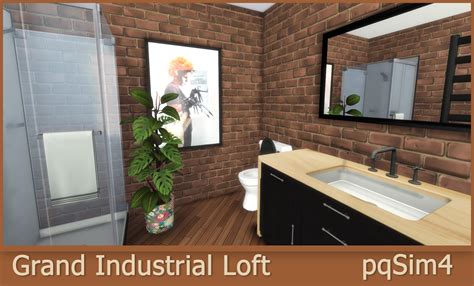 Grand Industrial Loft Sims 4 Speed Build And Download