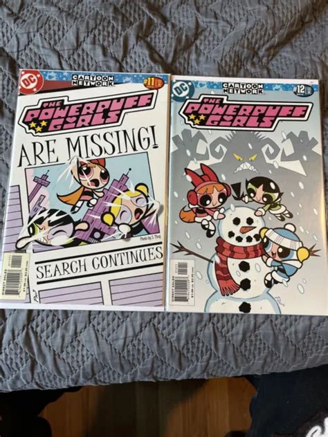 Dc Cartoon Network Powerpuff Filles Bande Dessinée 1234 Lot De 5