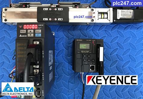 Plc Keyence Servo Control Delta B2 Tutorial
