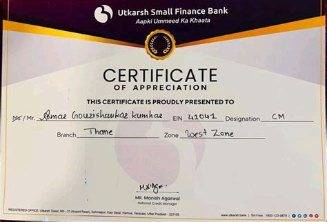 Amar Kumhar On Linkedin Appreciated For Best Credit Manager