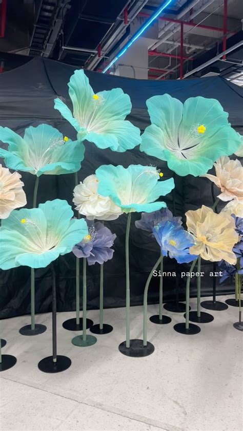 🌿신나페이퍼아트🌿자이언트플라워꽃포토존 Giantflowers For 아난티앳부산코브 Project Directing Dkdcofficial