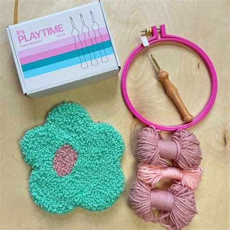 Funky Flower 2 Punch Needle Kit — Lmtweet Art And Design