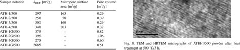 Bet Surface Area S Bet Micropore Surface Area Estimated By A