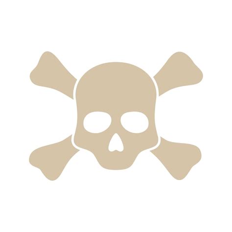 두개골과 이미지 흰색 배경에 고립 프리미엄 벡터