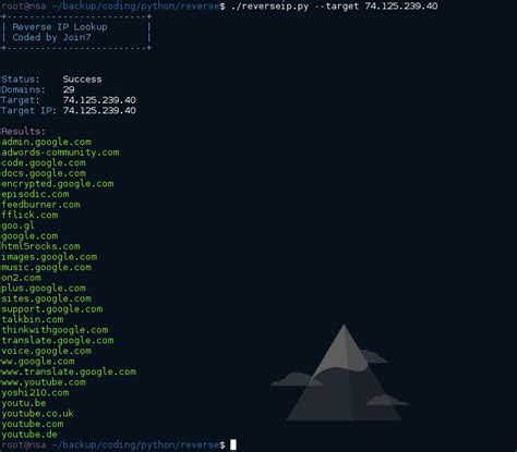 GitHub JoinSe7en Reverseip Reverseip Py Reverse IP Lookup Find